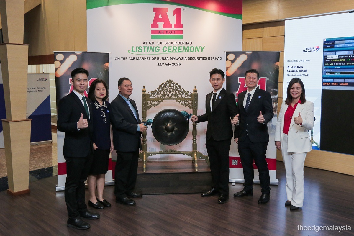 A1 AK Koh slips on ACE Market debut